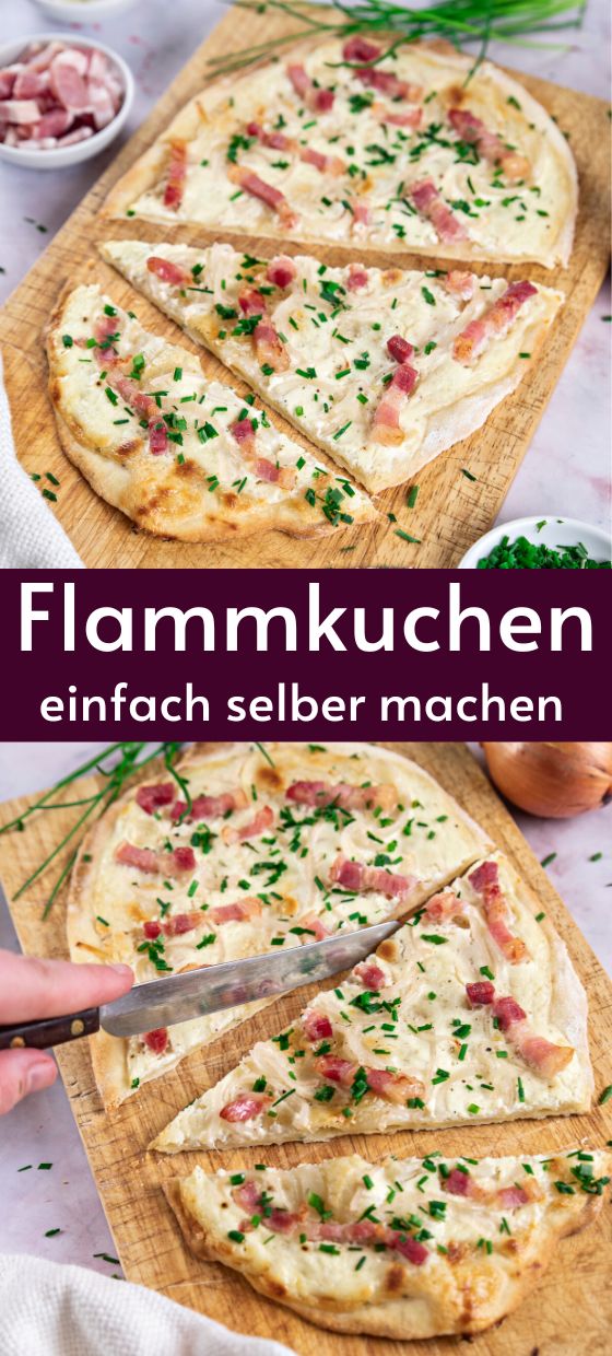 Flammkuchen einfach selber machen - das Grundrezept