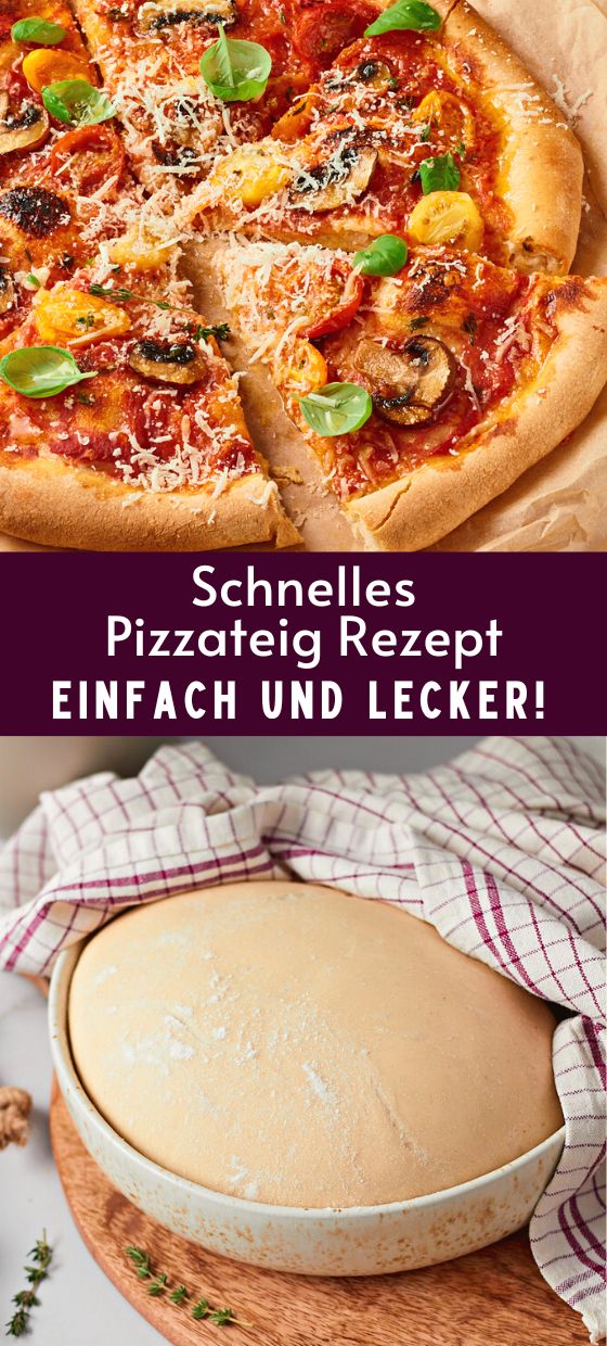 Pizzateig Grundrezept - einfach und lecker! - Original italienisches