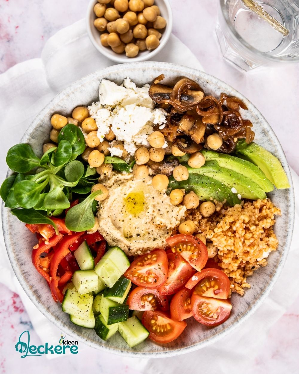 Buddha Bowl mit Bulgur - gesundes Rezept | Leckere Ideen