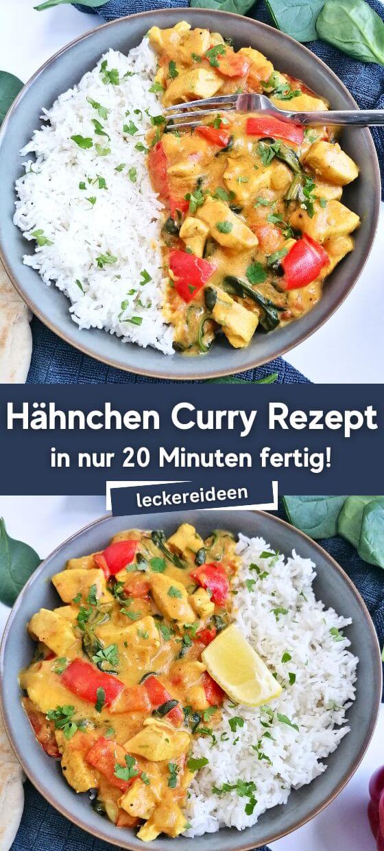 Hahnchen Curry Mit Reis Kalorien