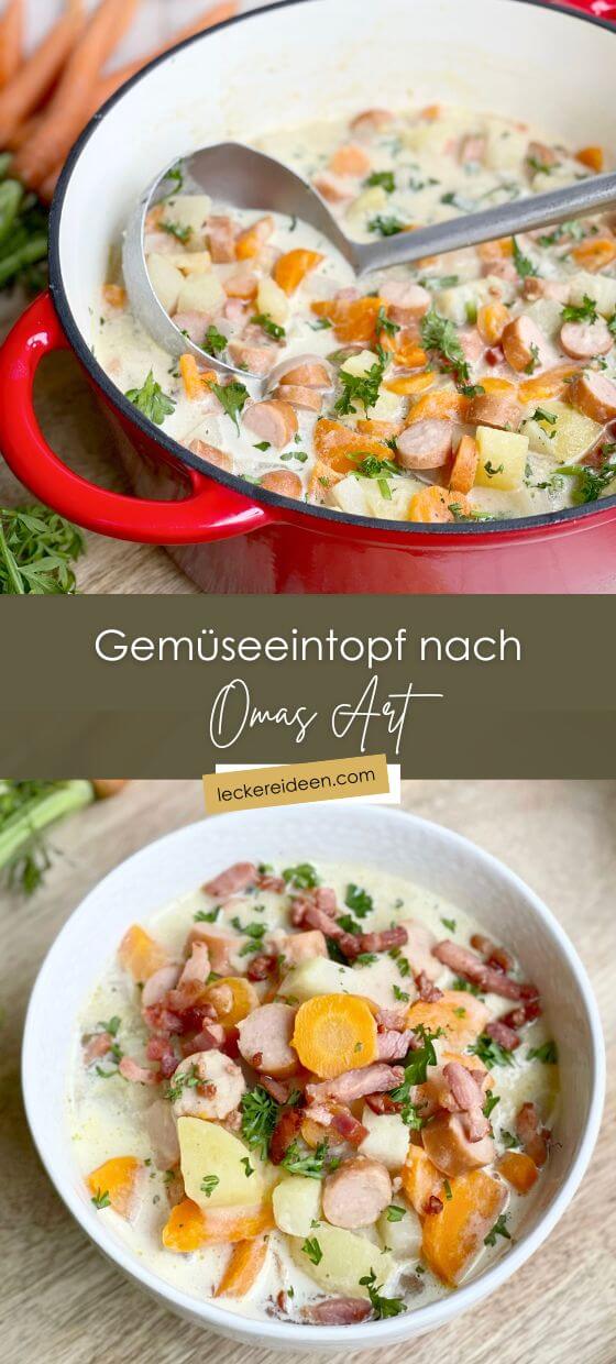 Omas Gemuseeintopf Mit Wurstchen