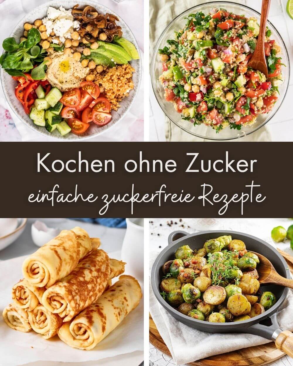 Kochen ohne Zucker - einfache zuckerfreie Rezepte