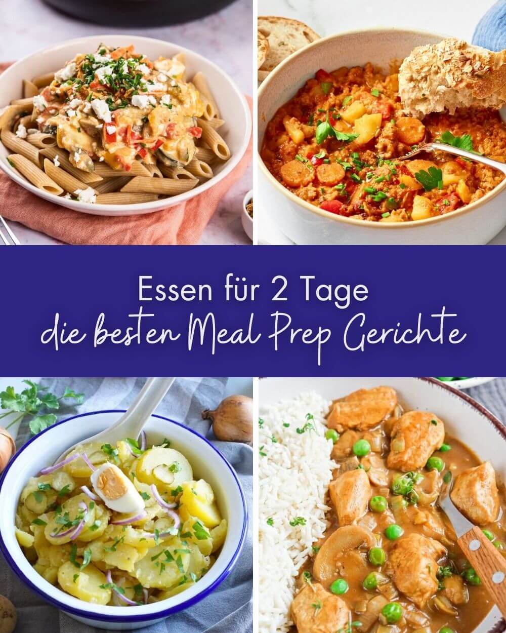 Essen für 2 Tage - die besten Meal Prep Gerichte | Leckere Ideen