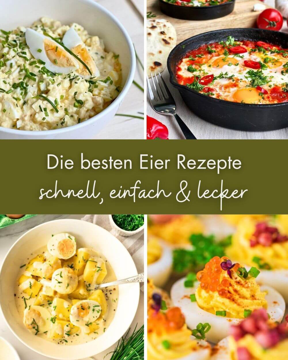 Die besten Eier Rezepte - schnell, einfach & lecker